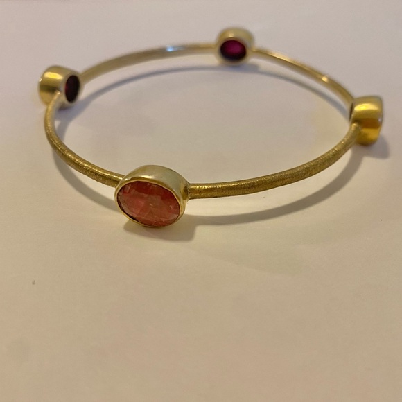 Jewelry | Vintage Bangle With Gorgeous Stones | Poshmark